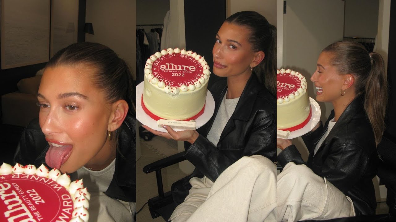 behind the scenes: receiving allure's best of beauty award | rhode ...