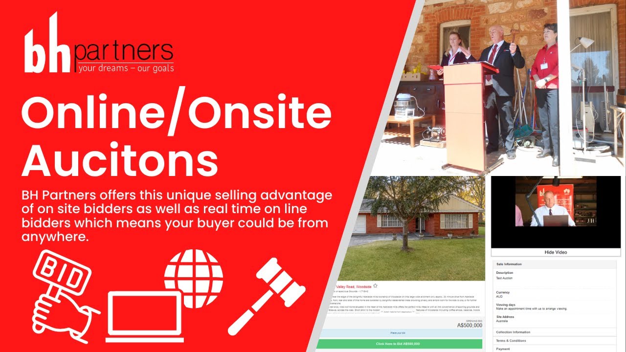 BH Partners Online/Onsite Property Auctions - YouTube