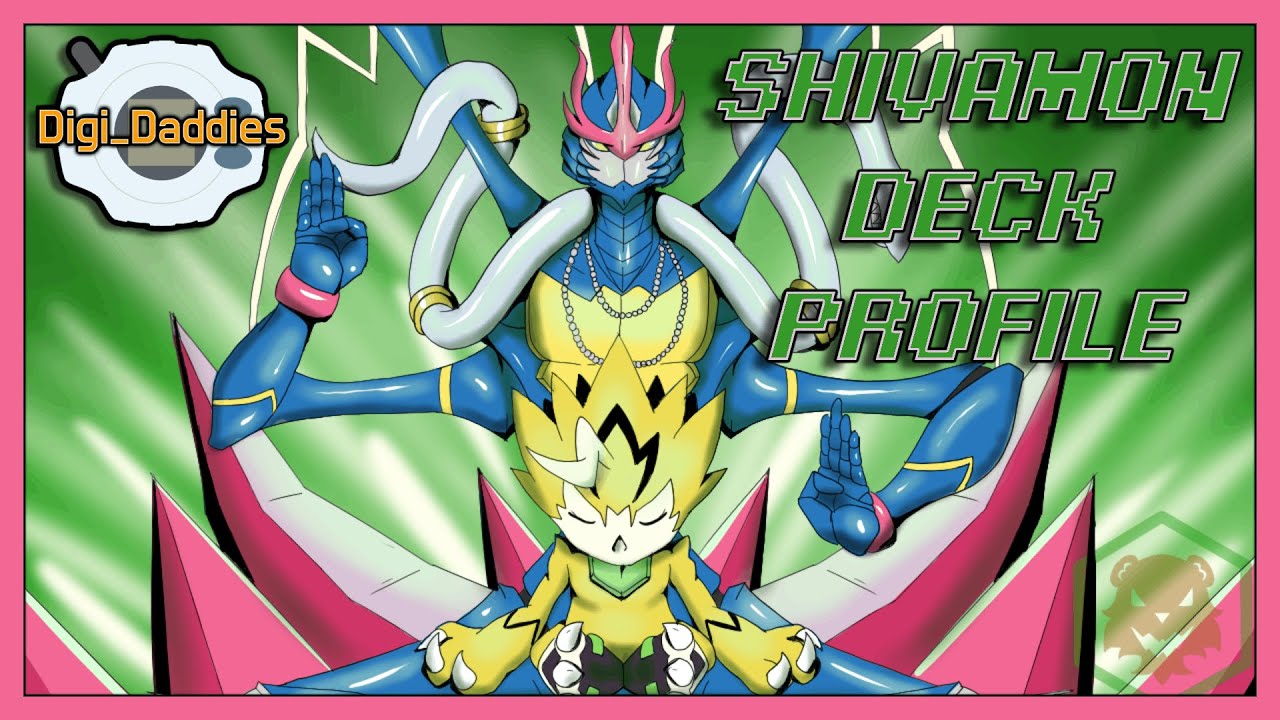 SHIVAMON DECK PROFILE | BT8 New Awakening Digimon Card Game - YouTube