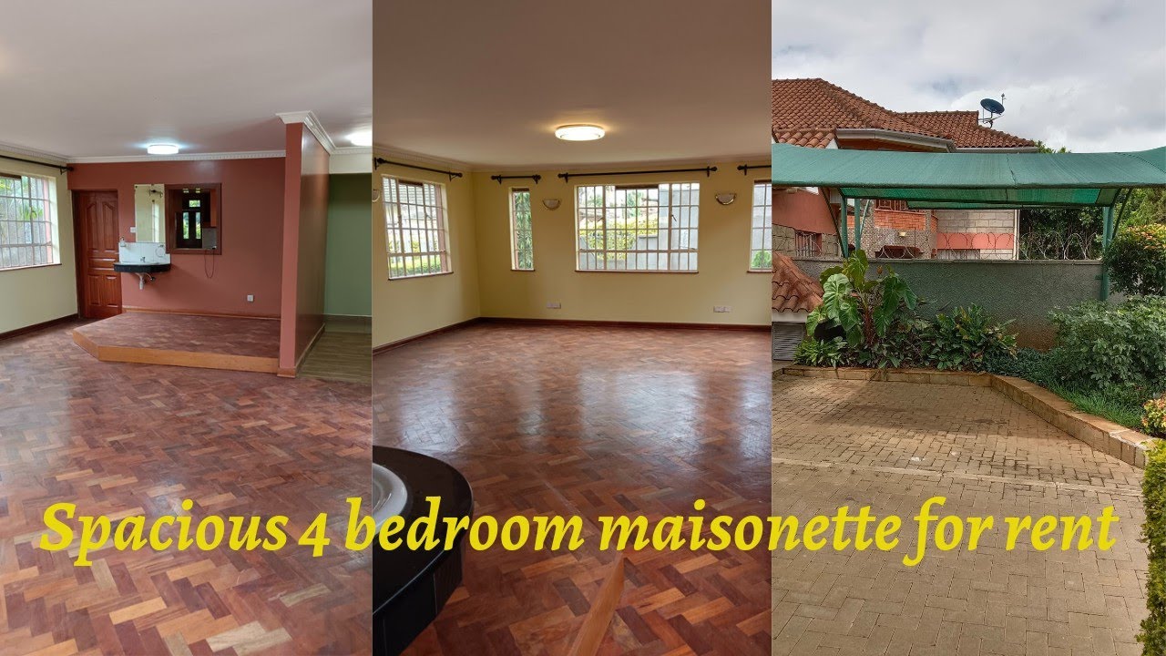 Spacious 4 bedroom maisonette with dsq for rent|OWN COMPOUND 4 BEDROOM ...