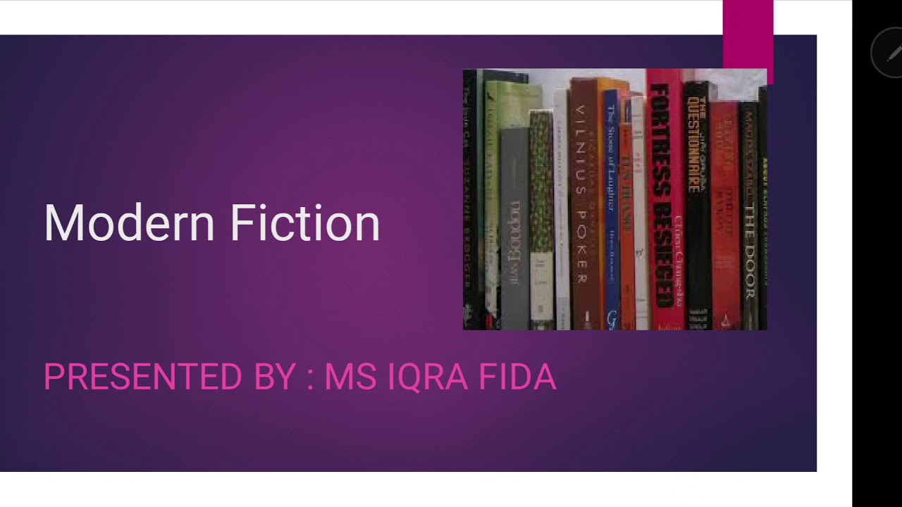 Introduction to Modern Fiction - YouTube