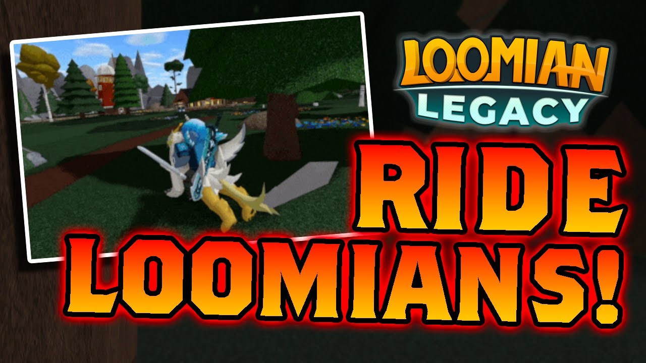 [LEAK] You Will Be Able To RIDE Loomians! (Loomian Legacy) - YouTube