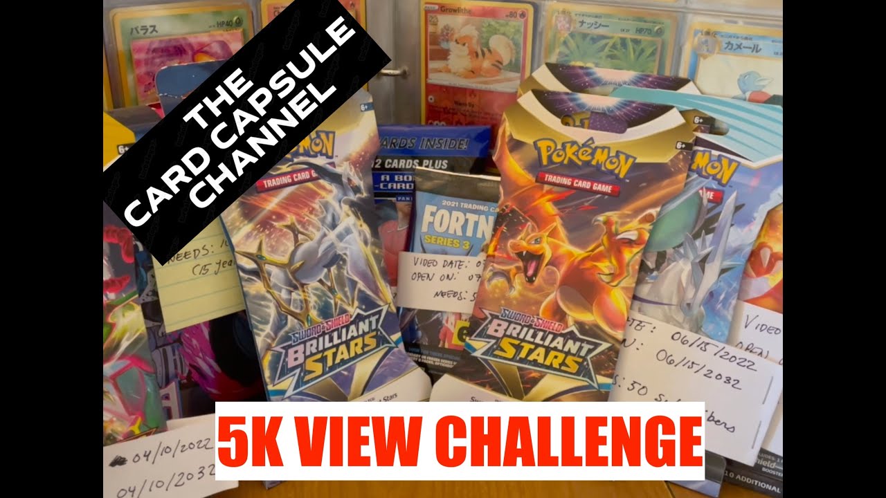 *10 Year Challenge* to open BOTH Pokemon Brilliant Stars Booster Packs ...