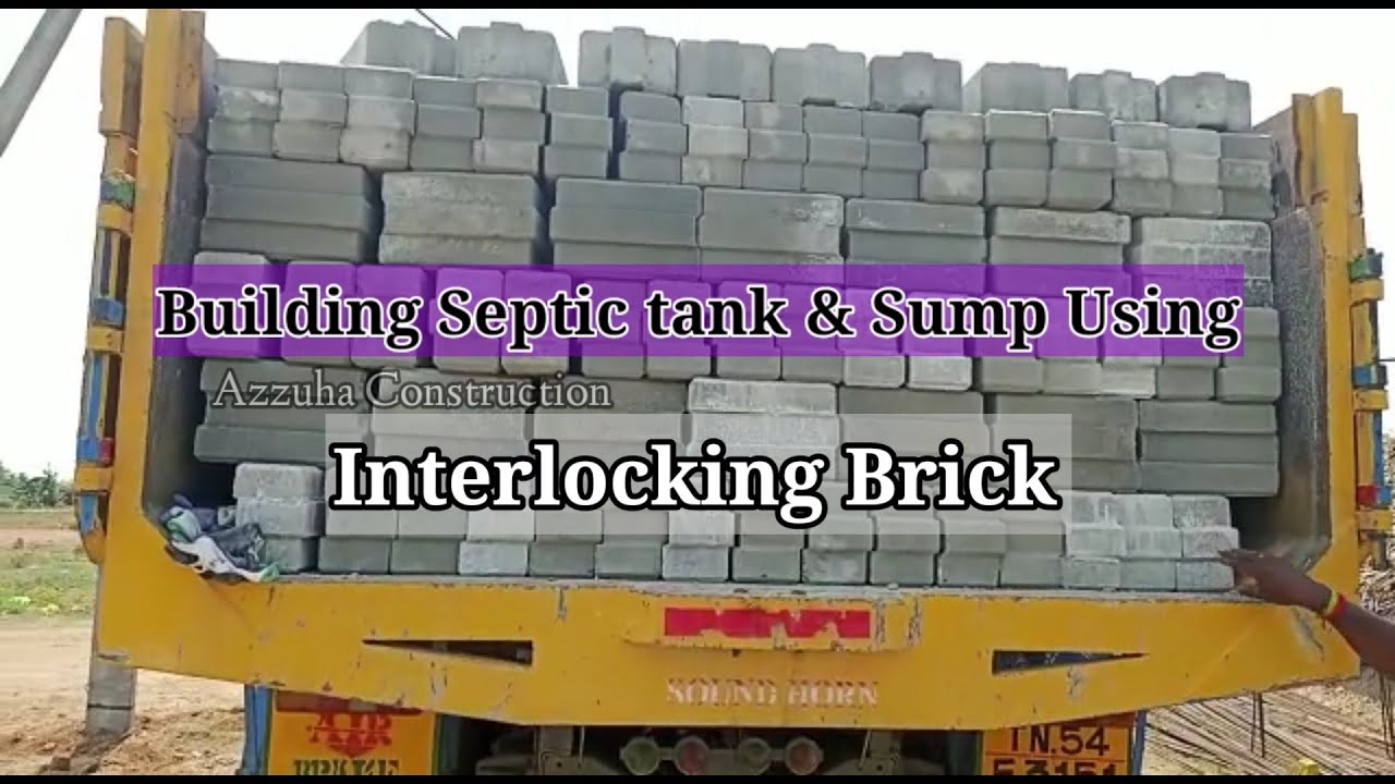 Septic Tank & Sump Using Interlocking Brick | Interlocking Brick ...