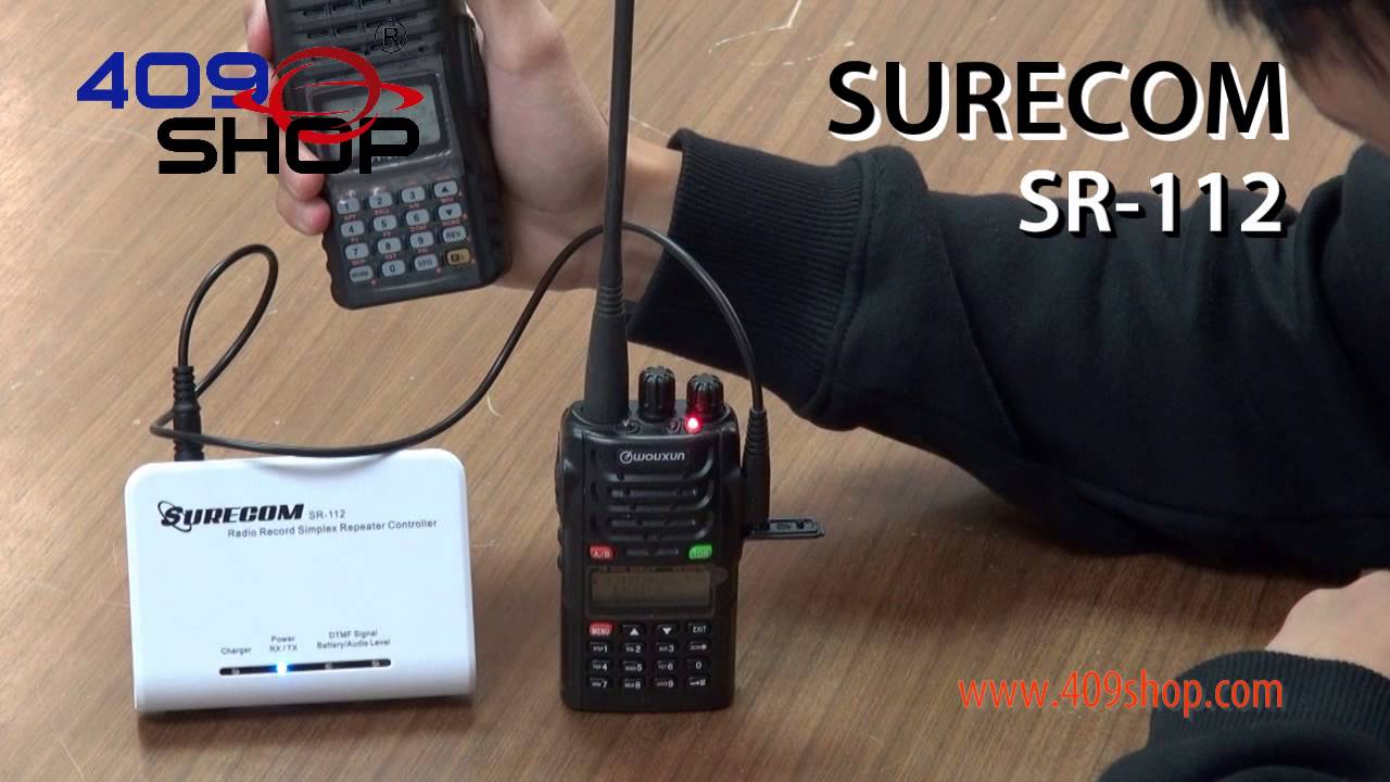 SURECOM Radio record simplex repeater Controller - YouTube