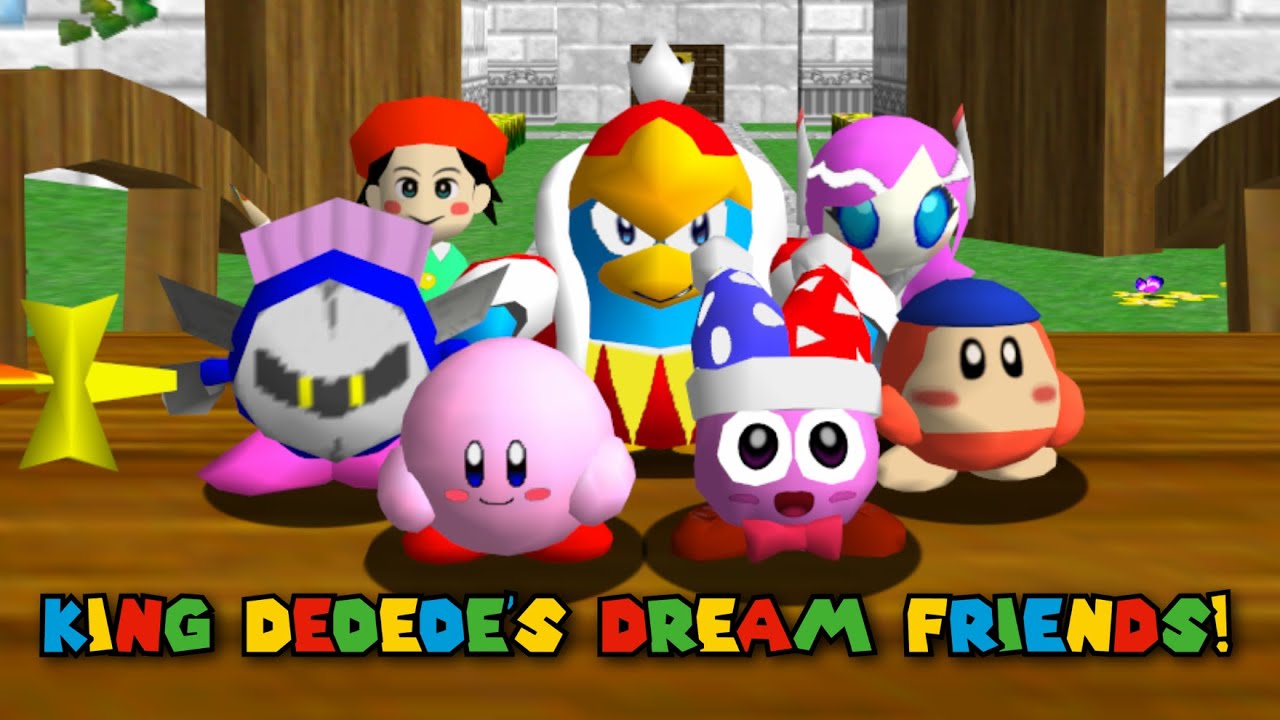 🍄 Super Mario 64 Coop DX - King Dedede's Dream Friends! v4.1 - YouTube