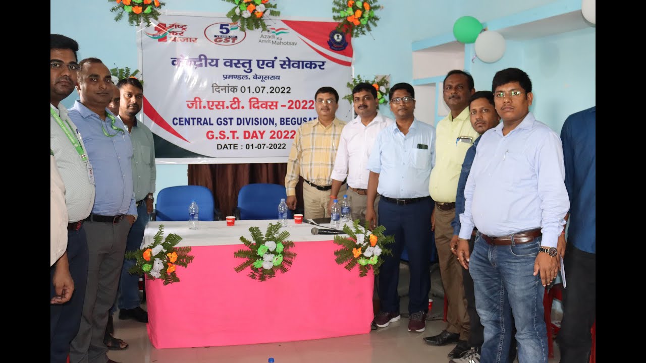 The celebration of the 5th Anniversary of GST Day on Dated 01.07.2022 ...