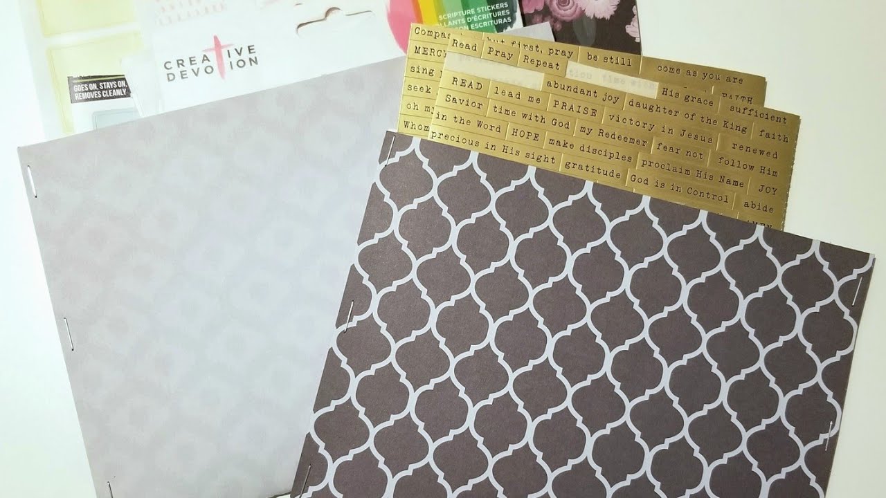 Storing Long Sticker Packets - YouTube