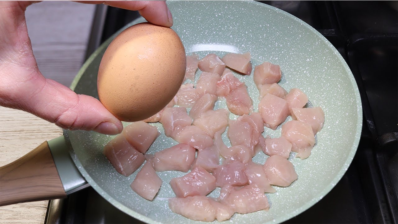 When you have chicken fillet and eggs, prepare this delicious and quick ...