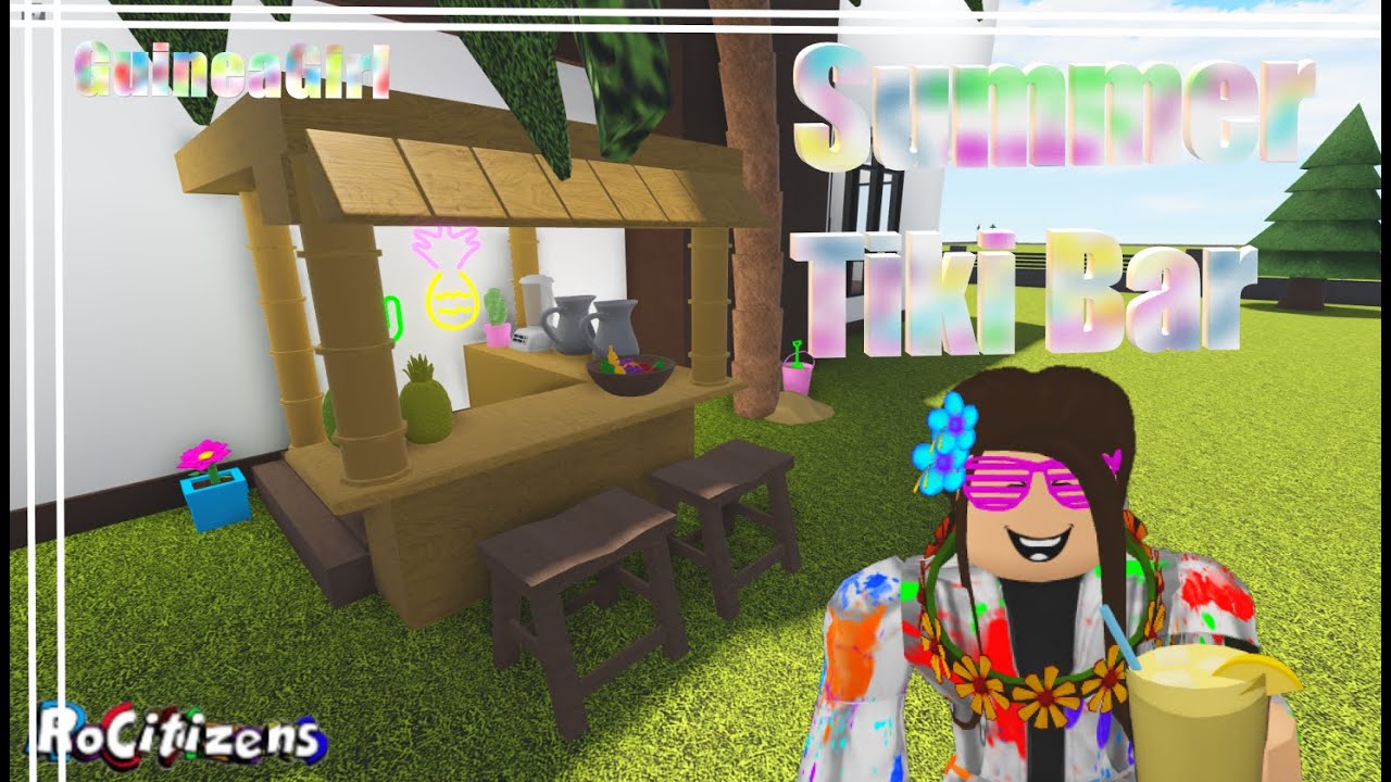 Summer Tiki Bar | RoCitizens Speed Build - YouTube
