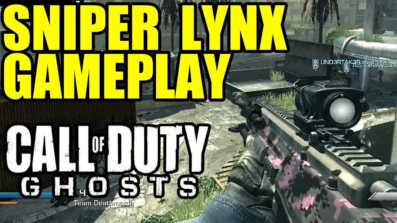 COD GHOSTS : Sniper Lynx Gameplay | SkyRRoZ - YouTube