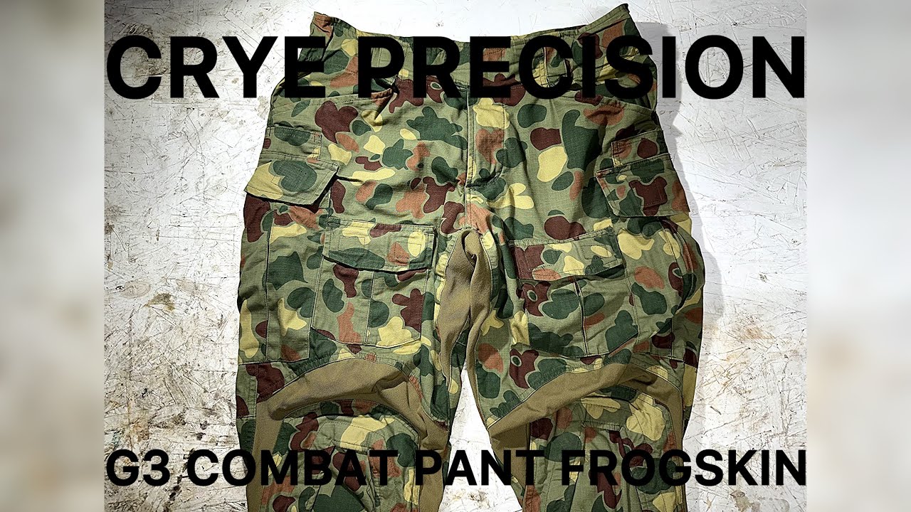 Crye Precision G3 Combat Pants Frogskin Camo - YouTube