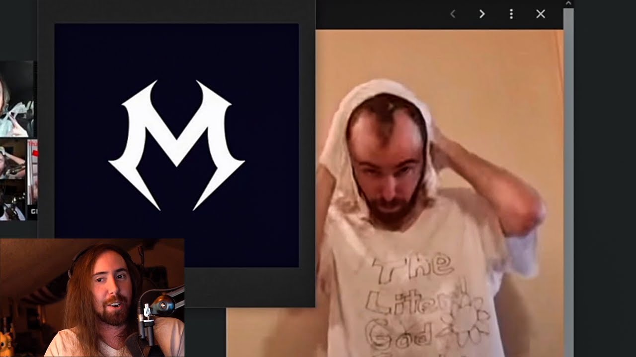 Asmongold notices something familiar about his new company logo - YouTube