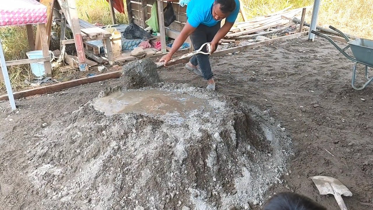 Projek Simen Kaki Lima 12x16 #buatrumah - YouTube