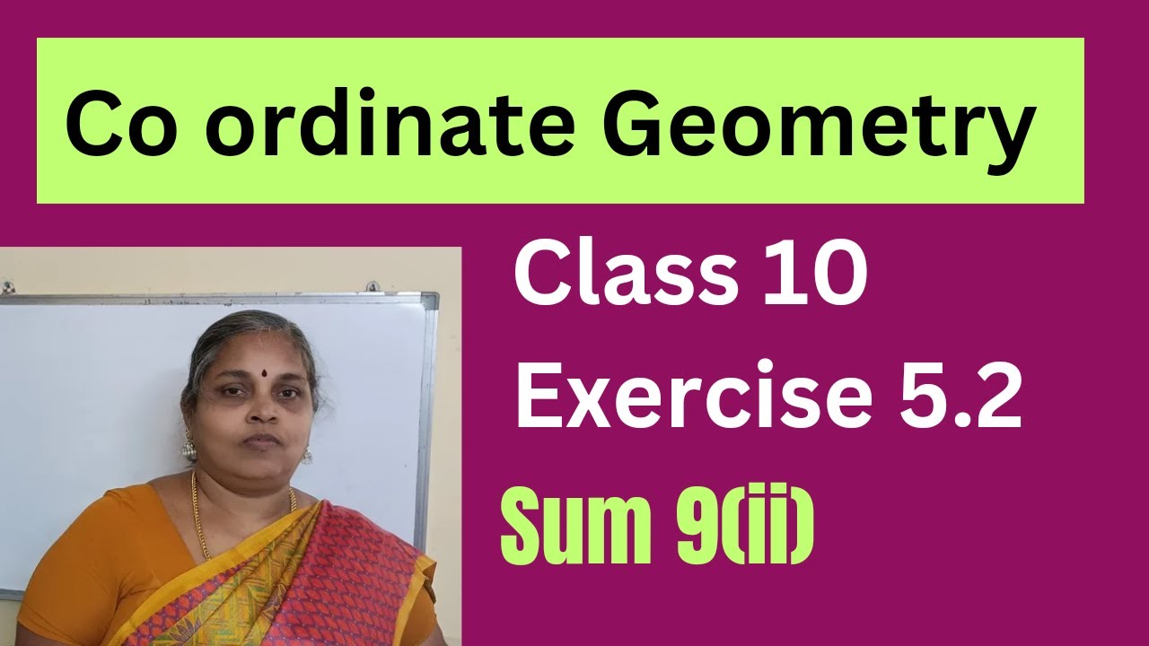 @Tnpsc competitive class 10 maths co-ordinate geometry - YouTube