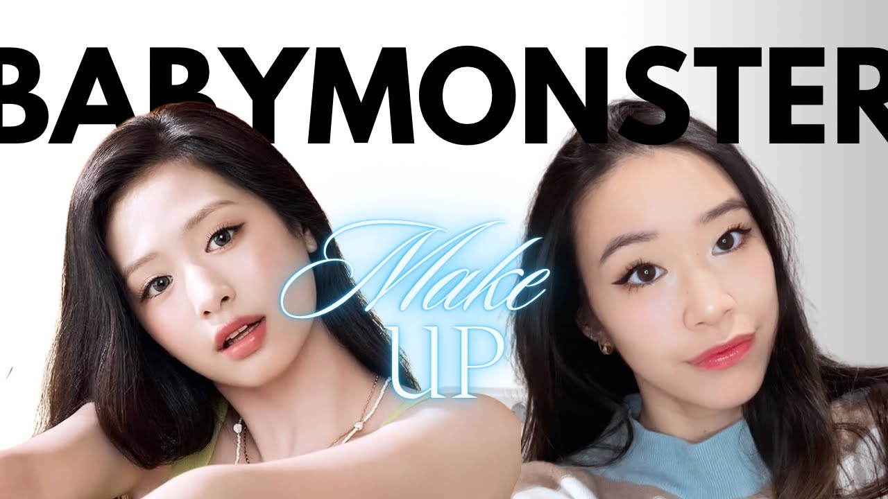 BABYMONSTER Idol Makeup Tutorial | Transforming into Kpop's Ahyeon ...
