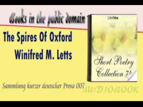 The Spires Of Oxford Winifred M Letts Audiobook - YouTube