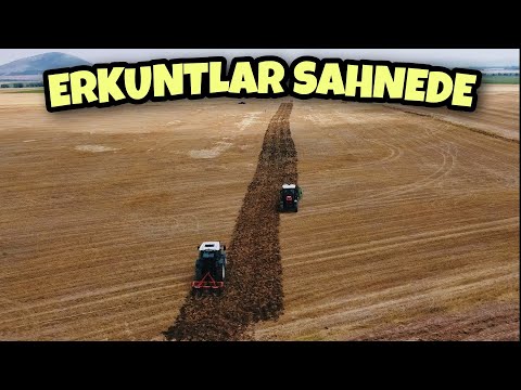 MISIR YERİ HAZIRLIĞI DERİN SÜRÜM. 110'LUK TRAKTÖRLERİN TARLA PERFORMANSI.