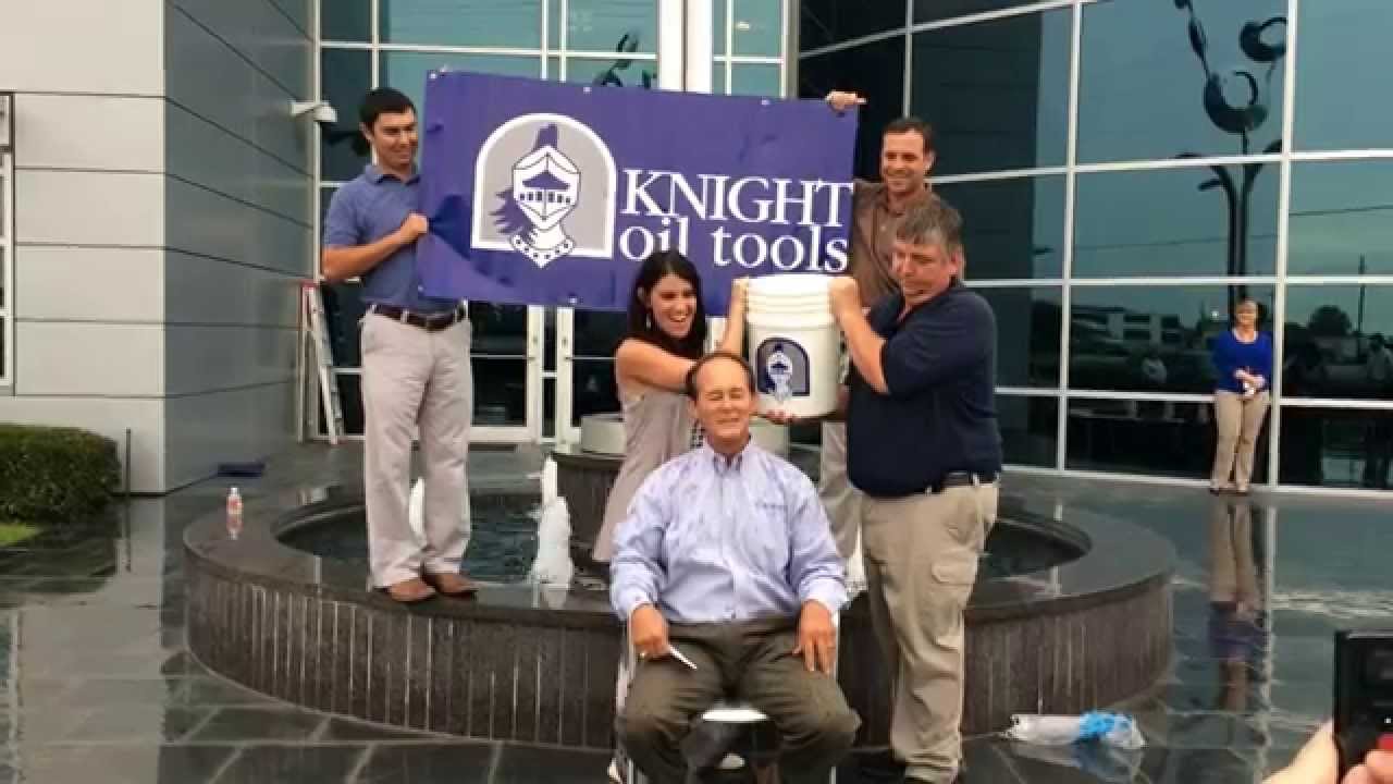 ALS Ice Bucket Challenge by Mickey Broussard, COO of Knight Oil Tools U ...