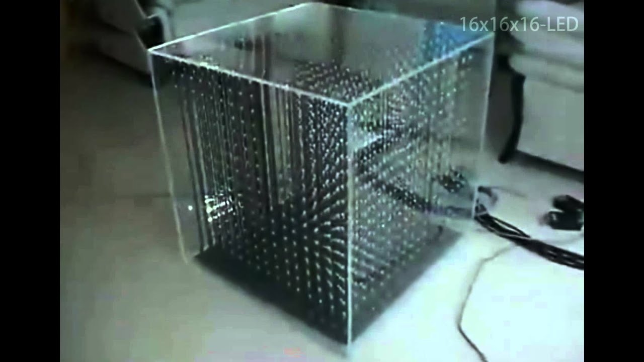 led cube 8*8*8 3d cube rgb full color cube - YouTube