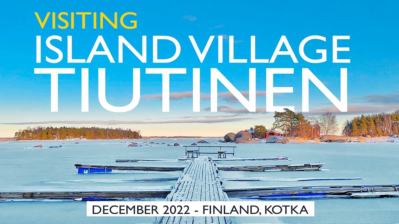 Kotka Visit: Island Village of Tiutinen, December 2022, Finland [4K ...