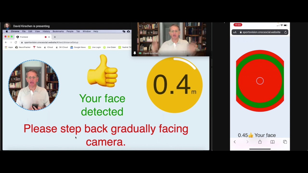 Tutorial for Online Vision Testing by Sportsvision (Spanish audio ...