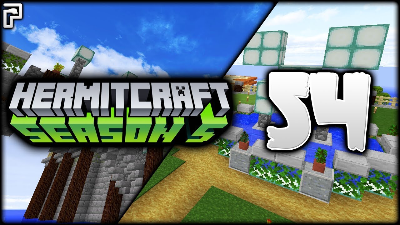Minecraft Hermitcraft | Creeper Centrepiece & Bridge! | Let's Play ...
