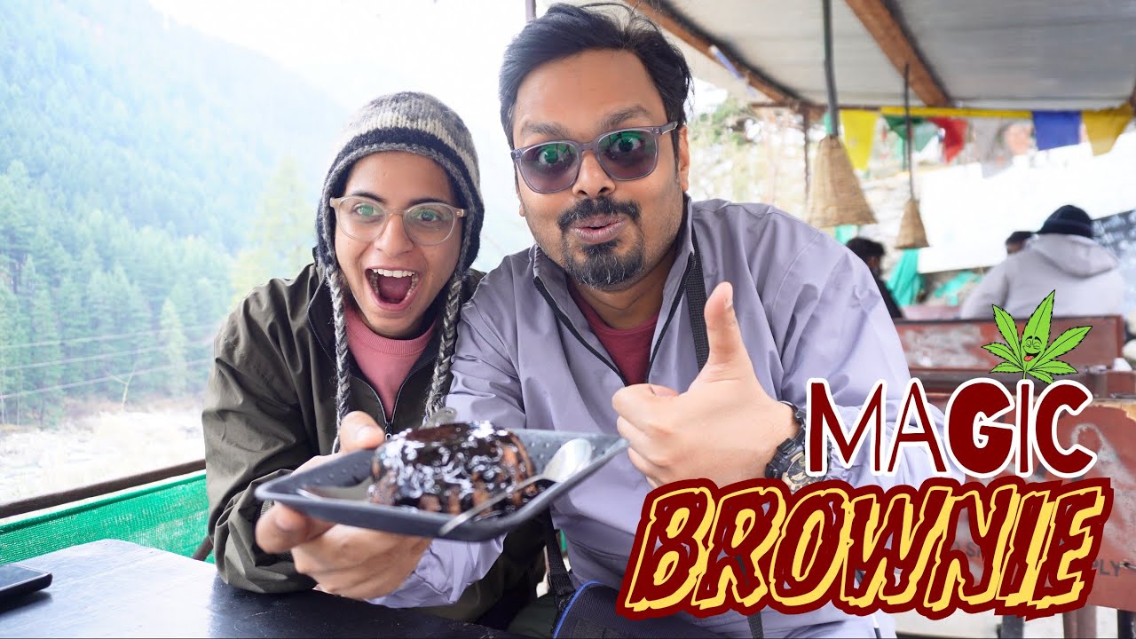 We tried the Famous MAGIC BROWNIES in Kasol | Chalal Trek #kasol # ...