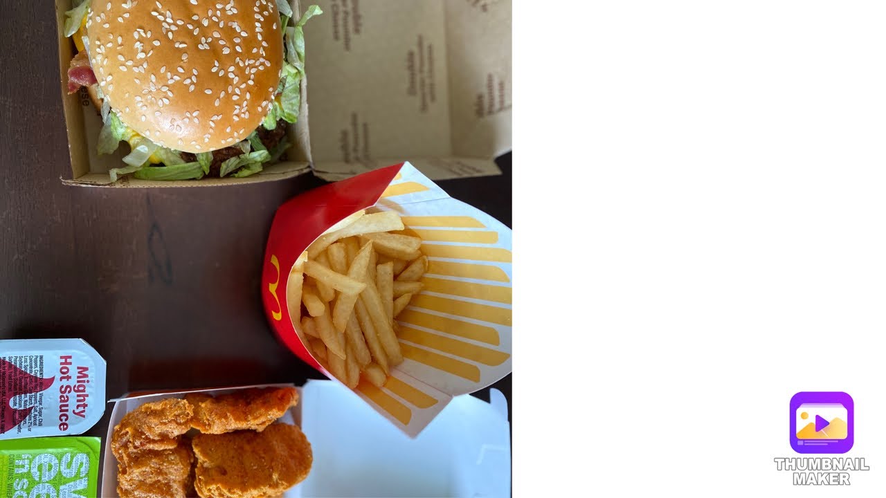 Travis Scott McDonald's meal and Spicy chicken nuggets food review ...