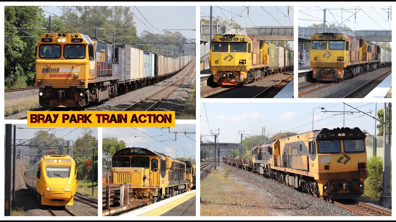 Saturday Morning Express Trains - Bray Park, Queensland - YouTube
