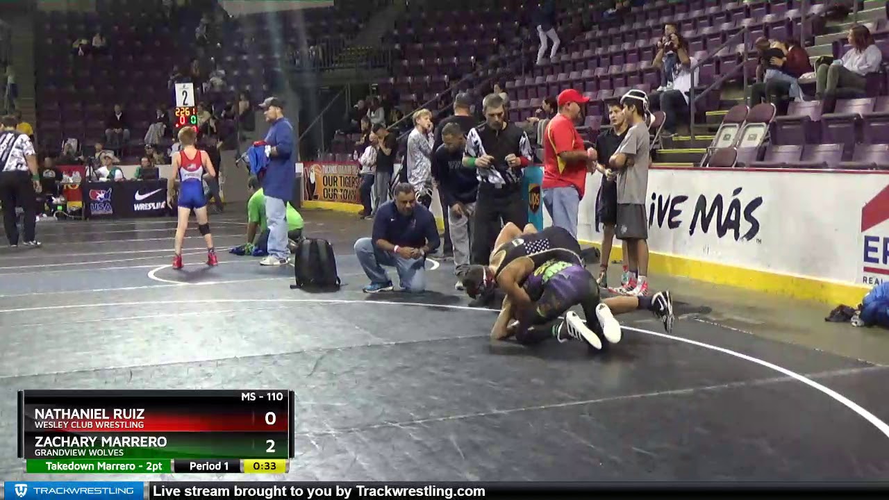 MS 110 Zachary Marrero Grandview Wolves Vs Nathaniel Ruiz Wesley Club ...