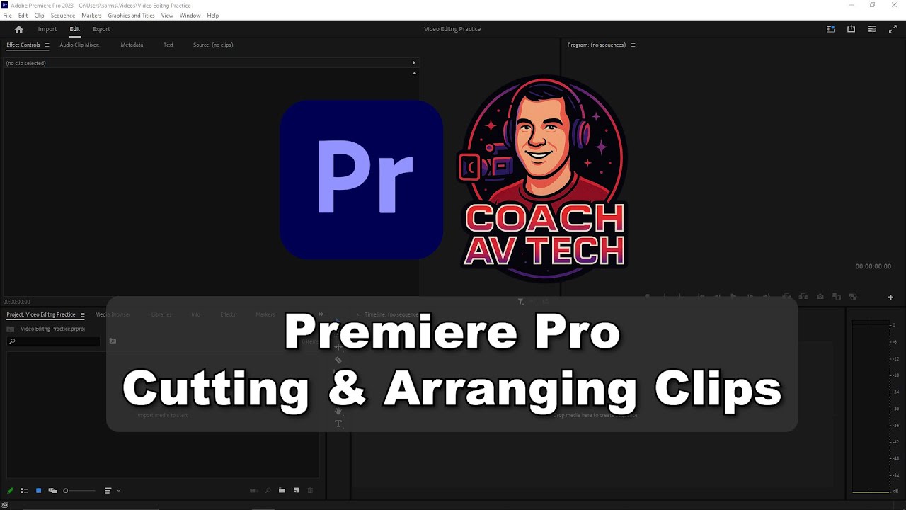 Cut & Arrange Clips in Premiere Pro | Beginner Editing Tutorial - YouTube