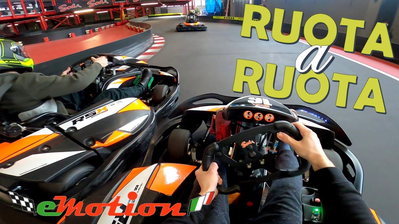 Botte sui kart all'eMotion Meda (+BONUS analisi giro) - YouTube