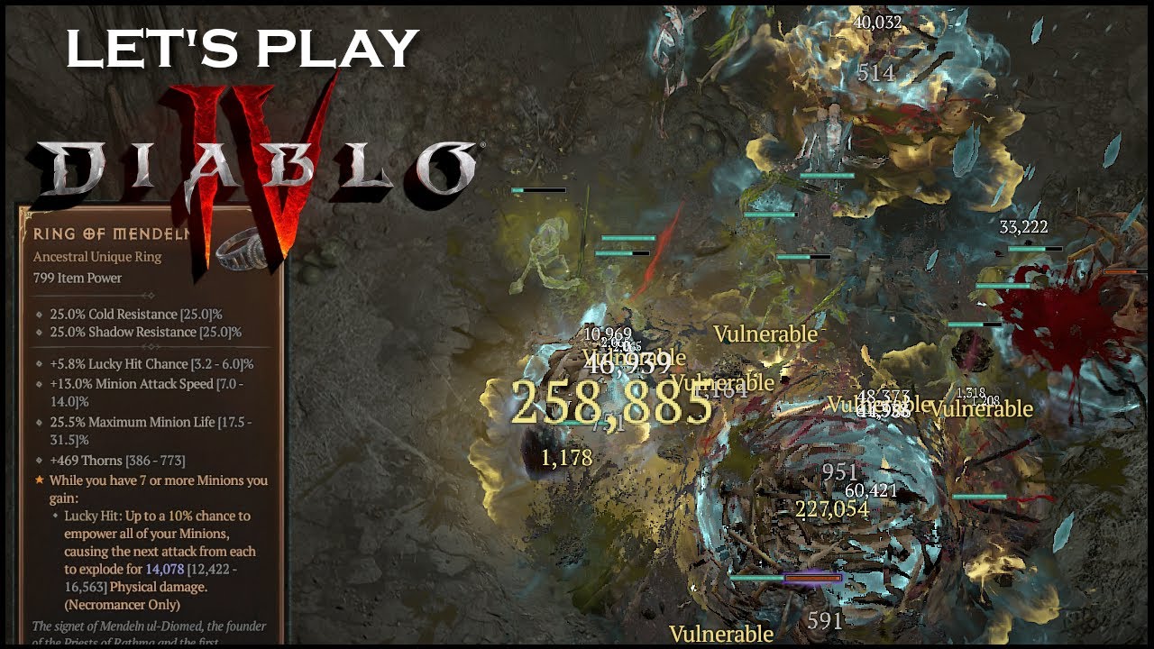 Bone Prison Summoner Necro is a LOT of Fun! - Diablo IV - YouTube