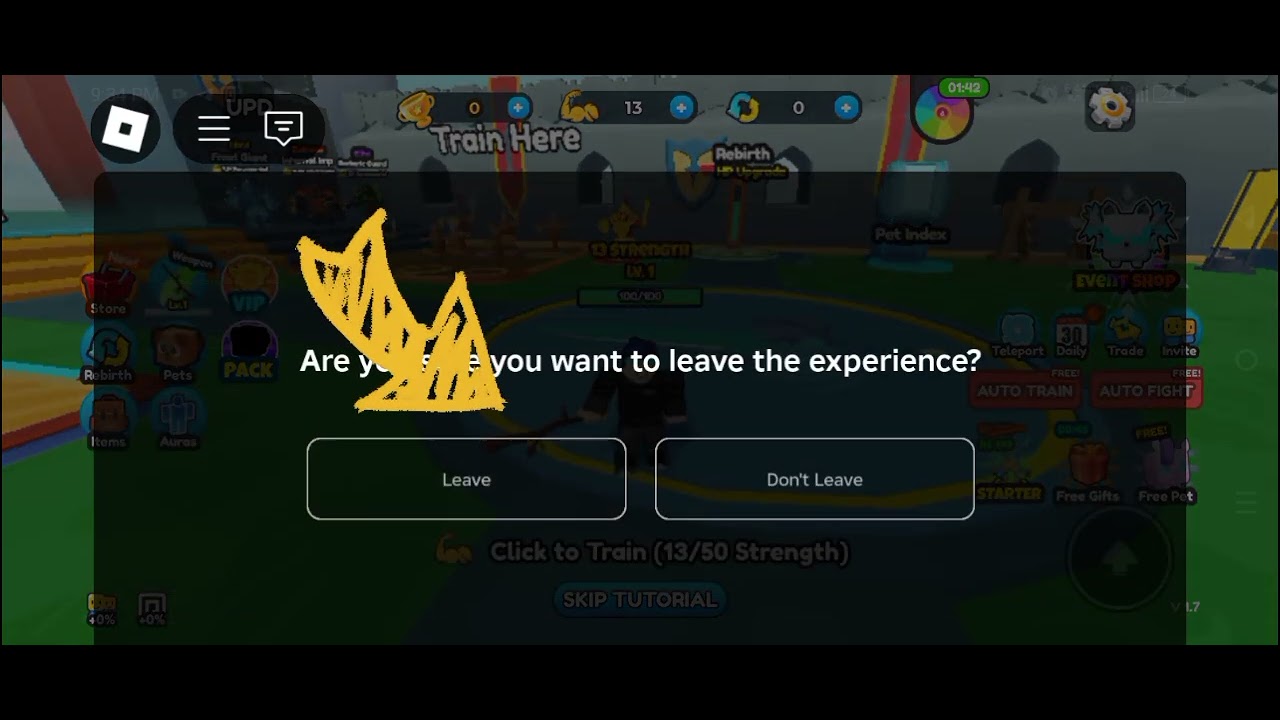 2 ways how to leave in any Roblox game (mobile) - YouTube