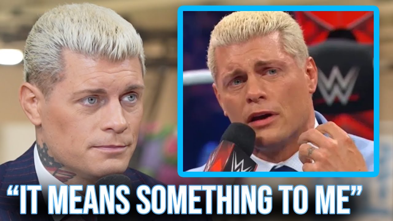 Cody Rhodes On His Emotional Promos - YouTube