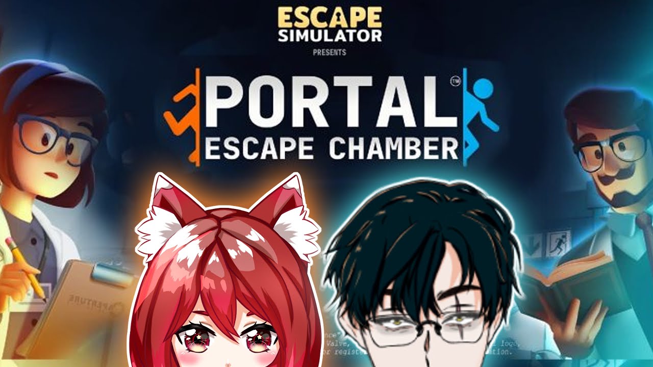 🔴【Escape Simulator: Portal Escape Chamber】What's this portal do? o-o w ...