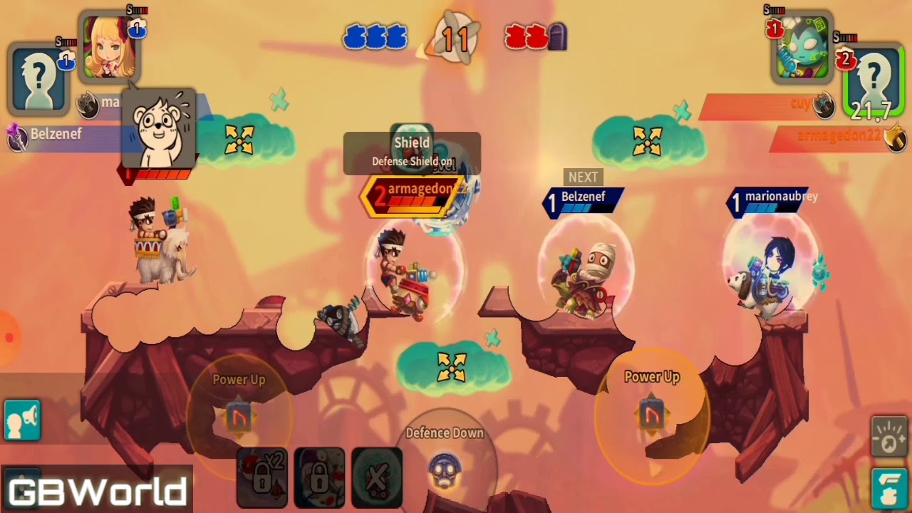 Ep30 GunboundM 2vs2 Gameplay: Ice Storm | Gunbound World Gaming - YouTube