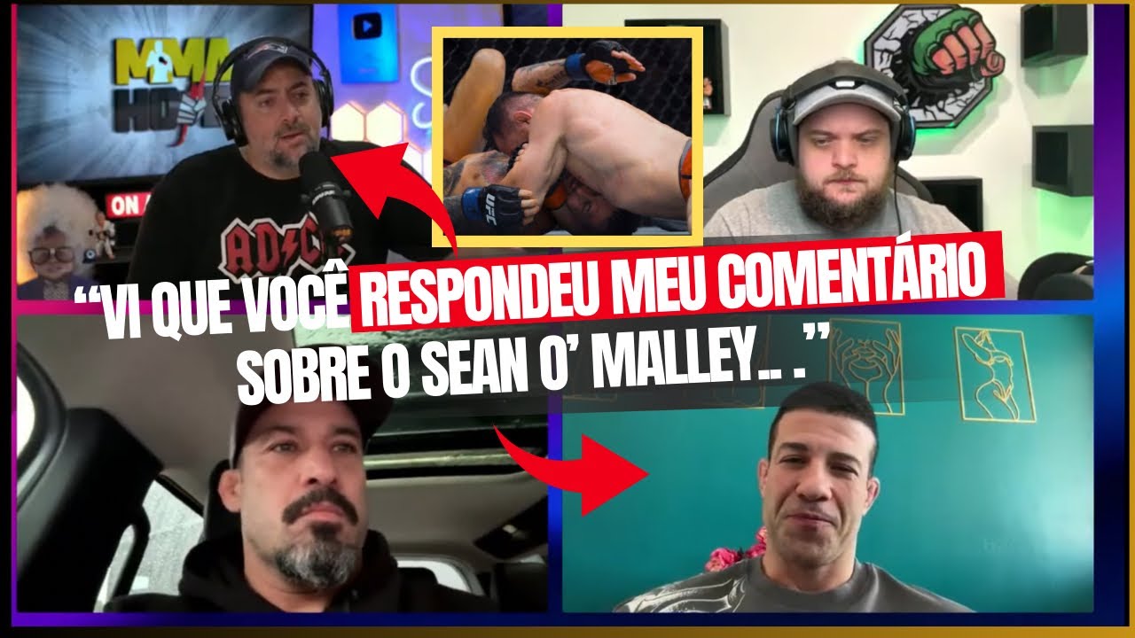RAPHA E TREINADOR DO SEAN O’ MALLEY FRENTE A FRENTE APÓS COMENTÁRIO ...