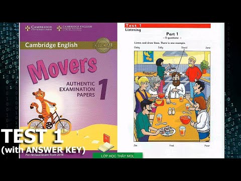 Movers 1 TEST 1 - Listening Tests 1 | Lớp Học Thầy Mol