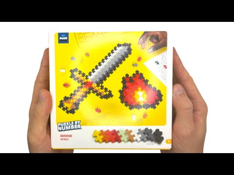 Plus-Plus Puzzle By Number Adventure Unboxing