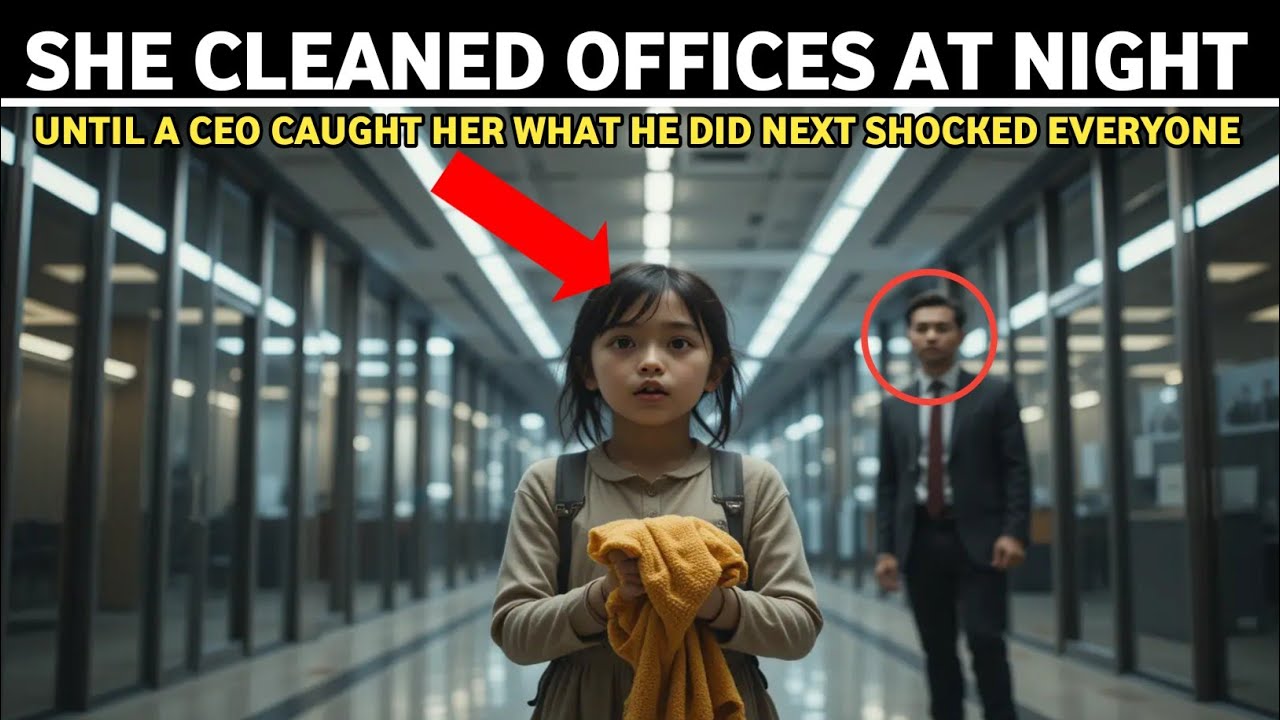 She Cleaned Offices at Night Until a CEO Caught Her What He Did Next ...