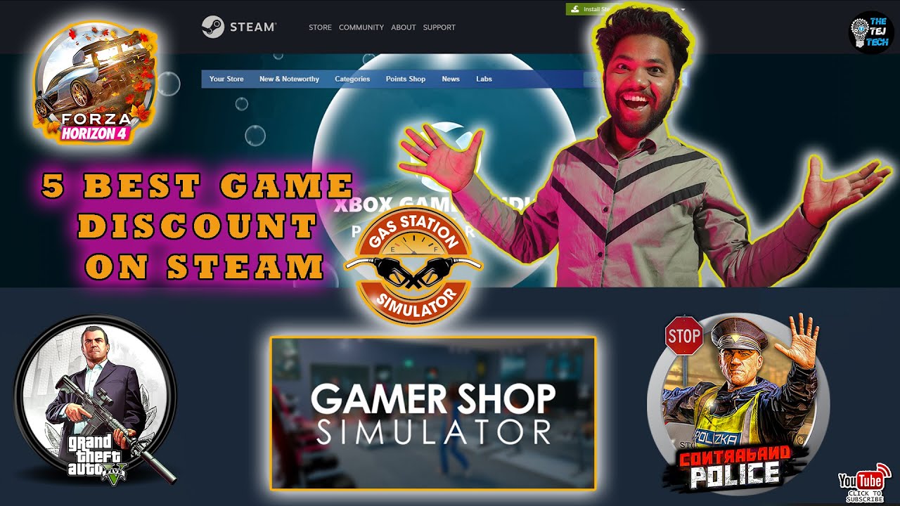 5 BEST GAMES ON STEAM || BEST DISCOUNT ON STEAM || THETEJTECH - YouTube