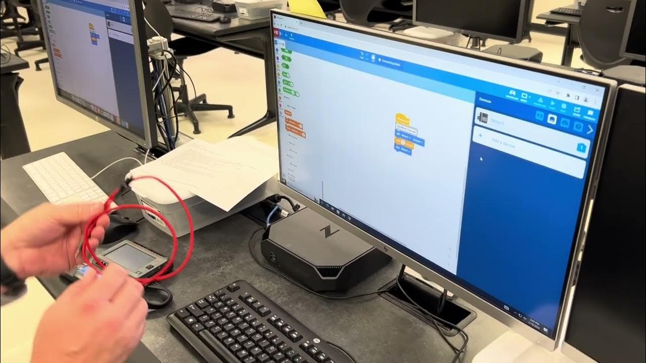 PC Connecting VEX V5 Brain to the PC Using VEXCode V5 Web - YouTube