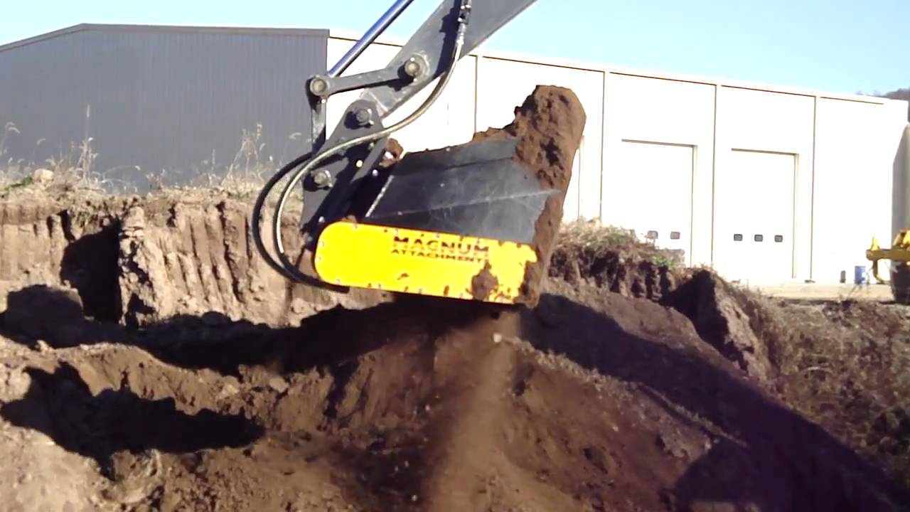 Magnum Attachments MM104 Processing Bucket - YouTube