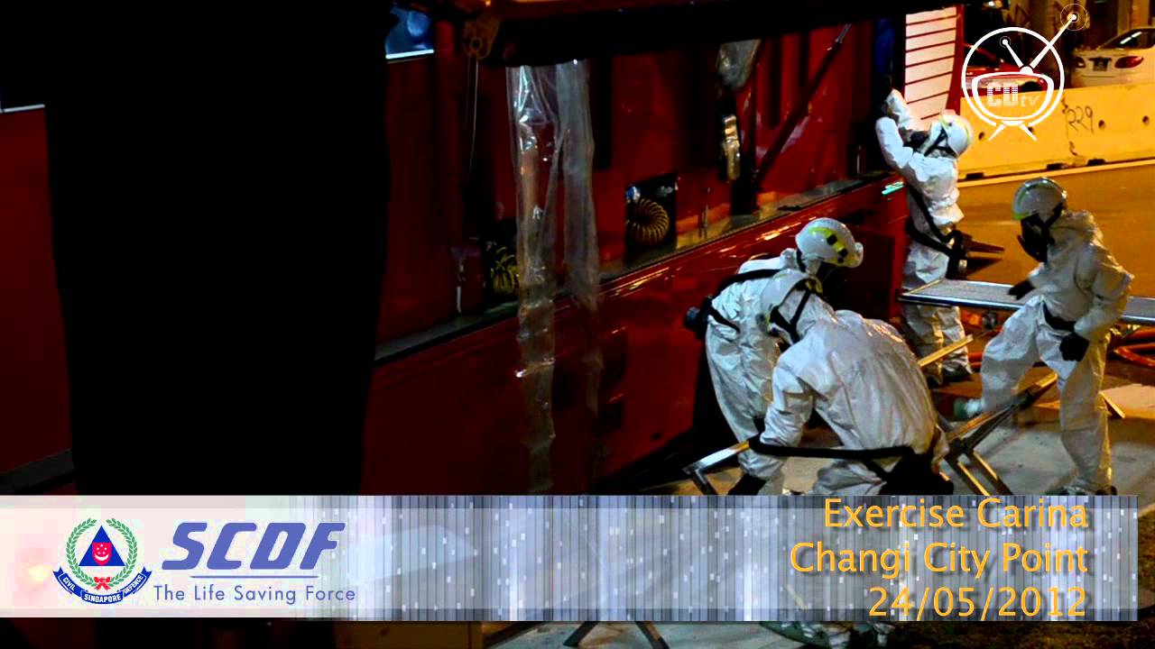 SCDF Exercise CARINA (Chemical Agent Release) @ Changi City Point. 24 ...