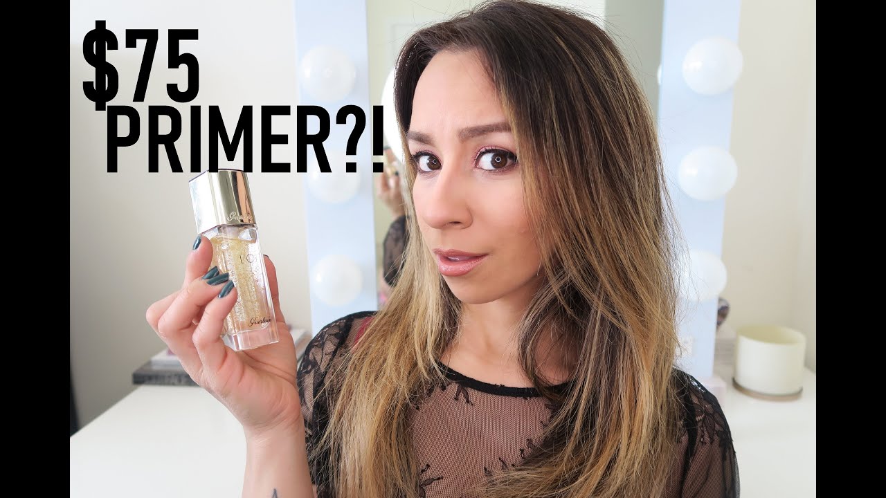 TESTING OUT REAL GOLD LUXURY PRIMER | WORTH IT? | Guerlain L'Or - YouTube