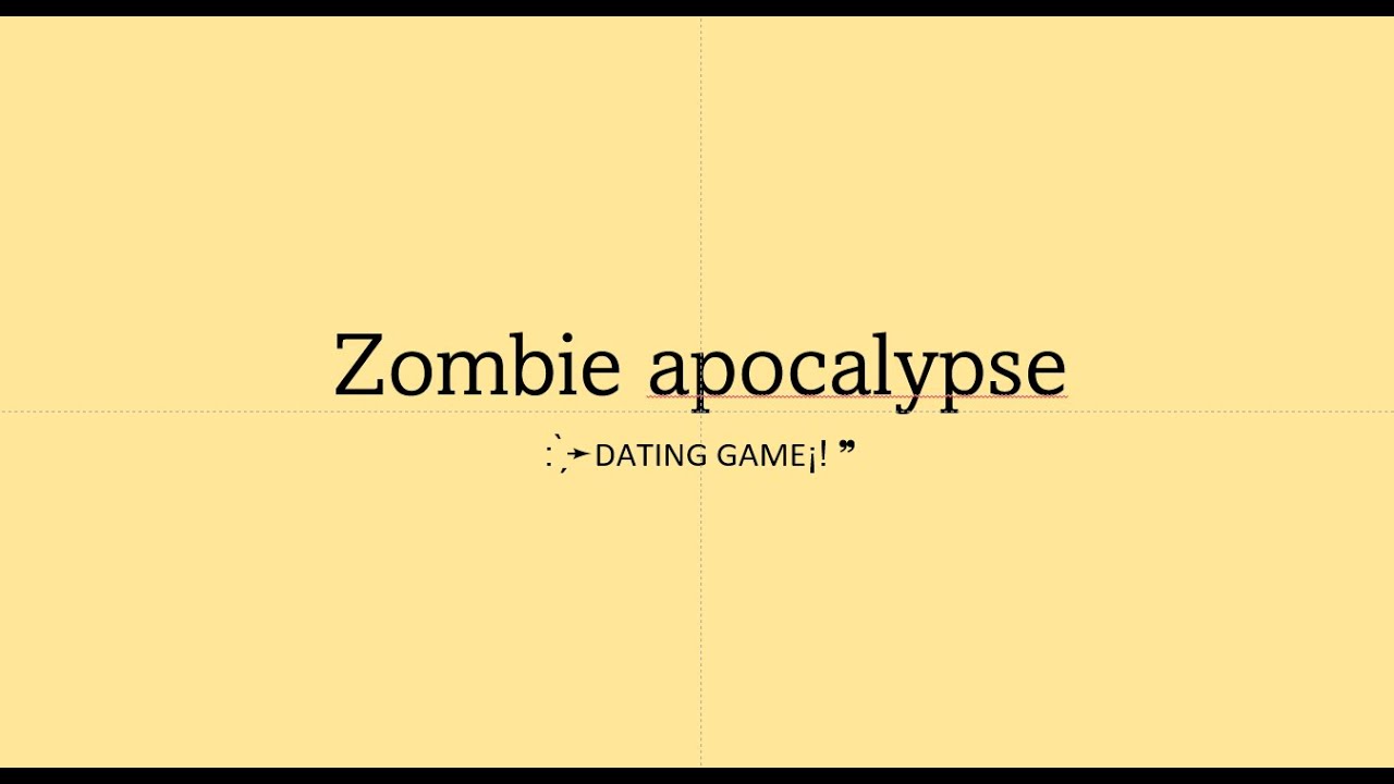 KPOP Dating Game- Zombie Apocalypse - YouTube
