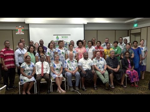 Fijian Minister for Health delivers remarks at the WISH Fiji Research ...