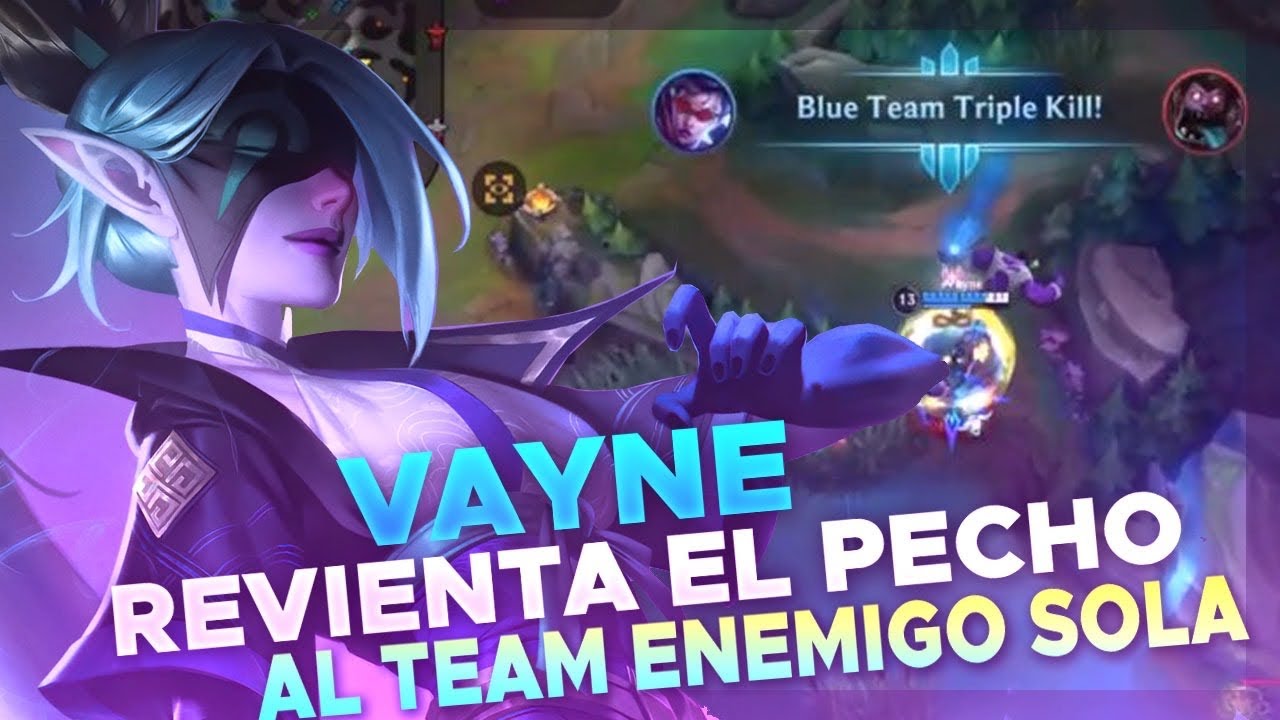 VAYNE TOP GLOBAL JUEGA ASI,GUIA BUILD Y RUNAS 😱 | LOL WILD RIFT ESPAÑOL ...